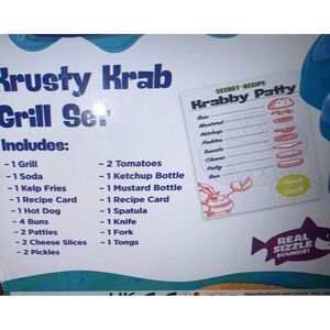 Nickelodeon | Toys | Spongebob Squarepants Krusty Krab Grill Set Sizzle ...